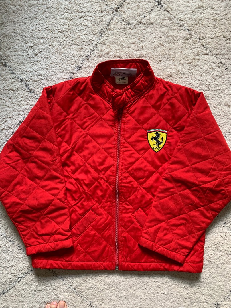Unisex kids vintage Ferrari jacket, Babies & Kids, Babies & Kids ...