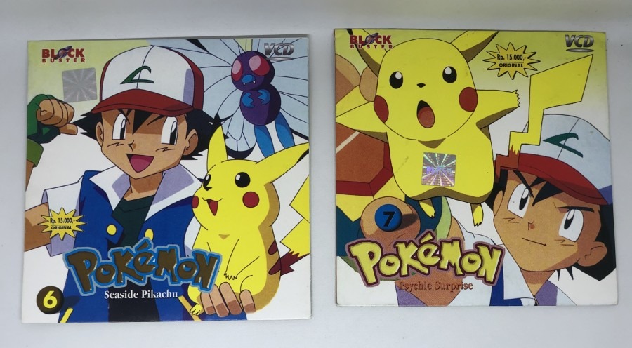 VCD Film Pokemon Pikachu Series Original Movie Remaja Anak Teks Indo ...