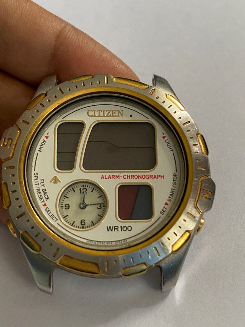Vintage Citizen Alarm-Chronograph WR100 (Promaster) C350 Watch For ...