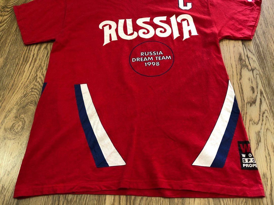 Vintage Russell Russia Dream team, Men's Fashion, Tops & Sets, Tshirts ...