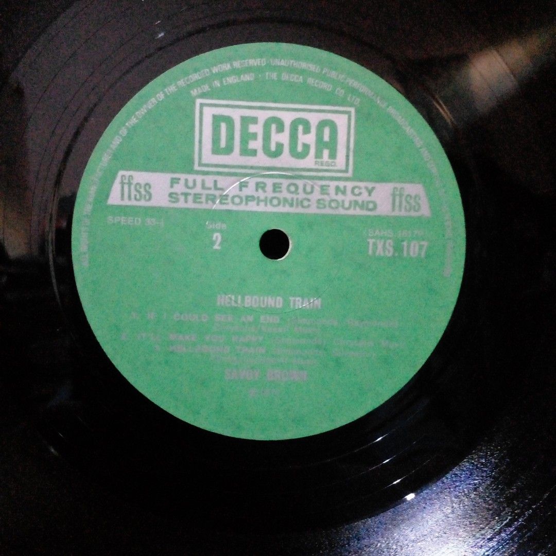 Vinyl hellbound train savoy brown 1972 decca england, Barang Yang ...