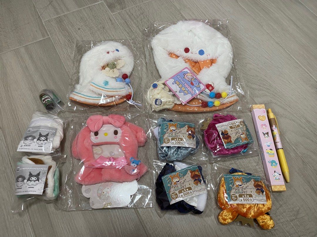 WTS> Sanrio Kuromi Hangyudon Pompompurin Cinnamoroll Pochacco My Melody ...