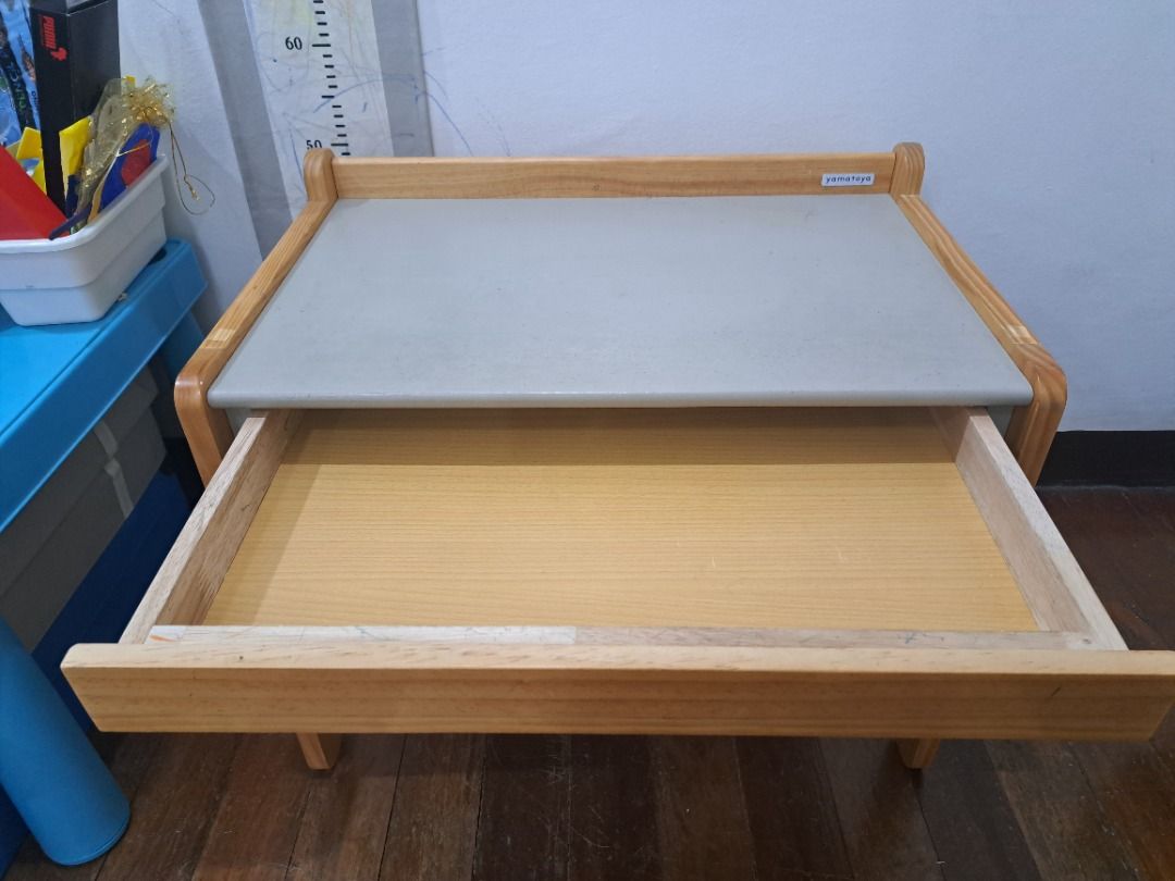 Yamatoya Wooden Desk and Chair for kids, Furniture & Home Living ...