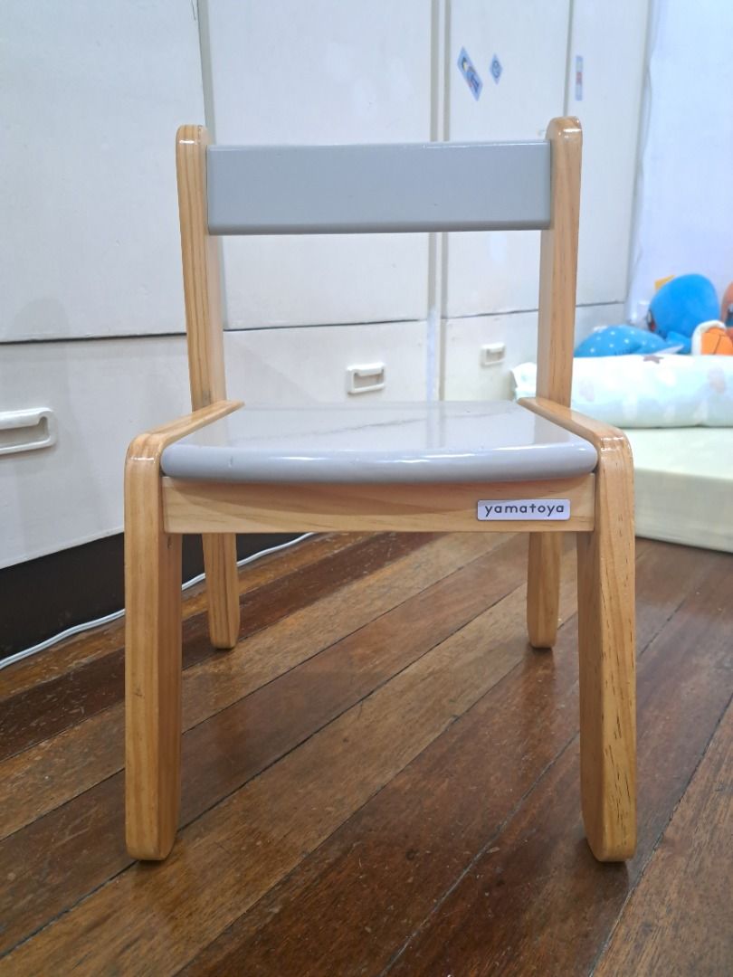 Yamatoya Wooden Desk and Chair for kids, Furniture & Home Living ...