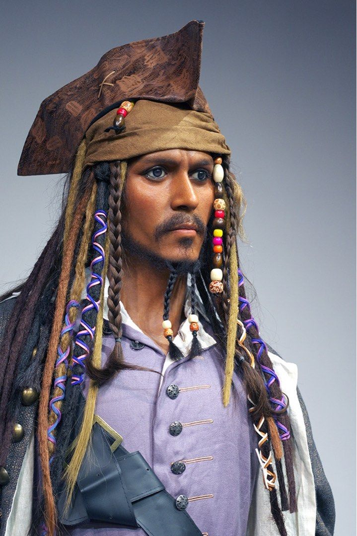 178cm Johnny Depp Pirate Of The Caribbean Life Size Wax Figure Statue ...
