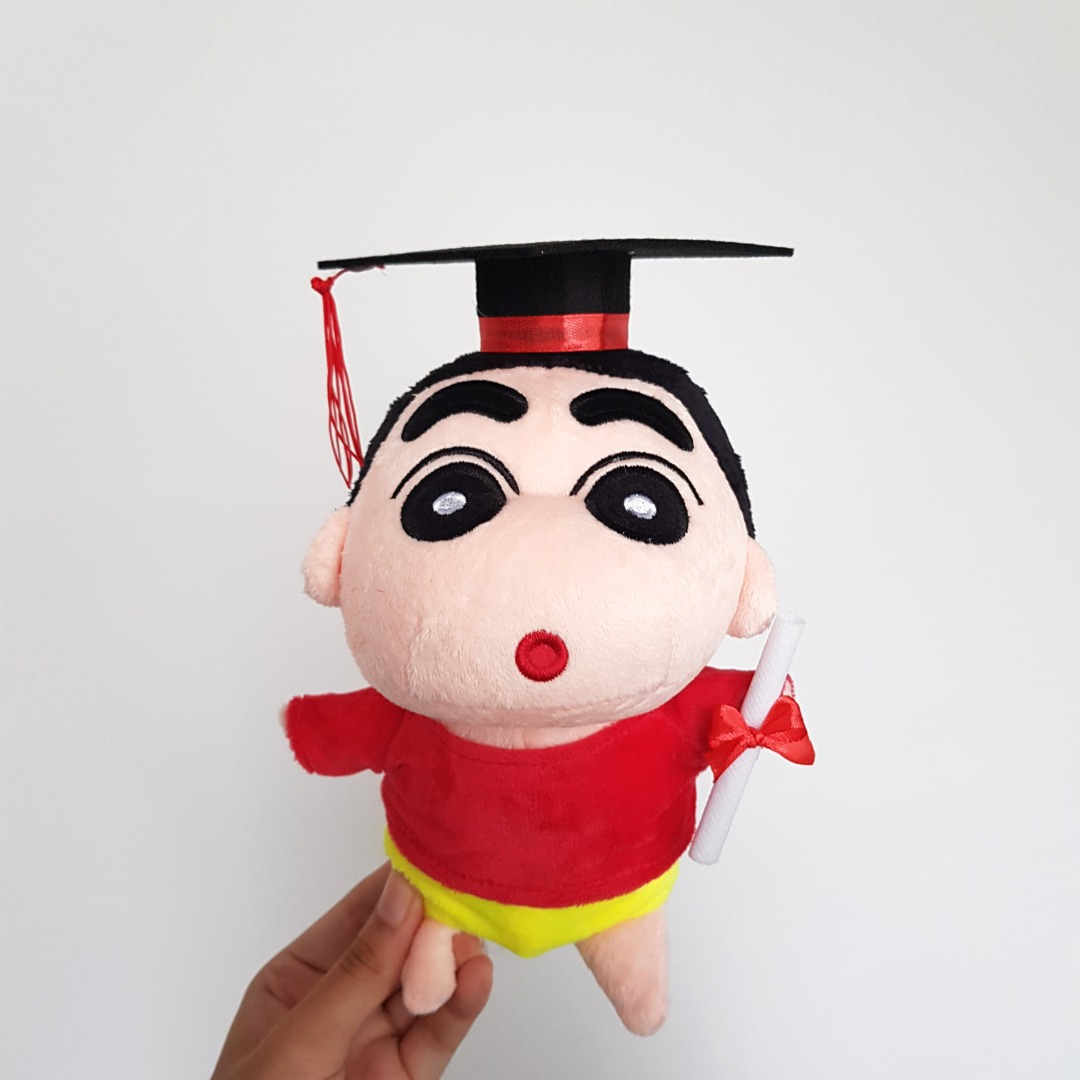 20cm Shin Chan La Bi Xiao Xin Graduation Plush, Hobbies & Toys, Toys ...