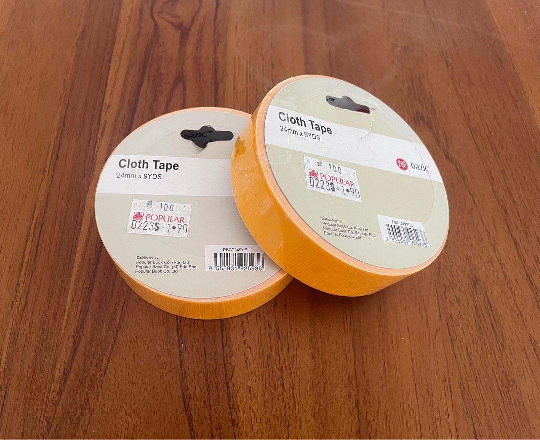 2 rolls of cloth tape, Hobbies & Toys, Stationery & Craft, Other ...