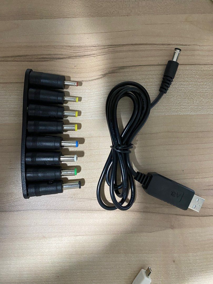 5v to 12v USB to DC port with multiple adapter, Computers & Tech, Parts ...