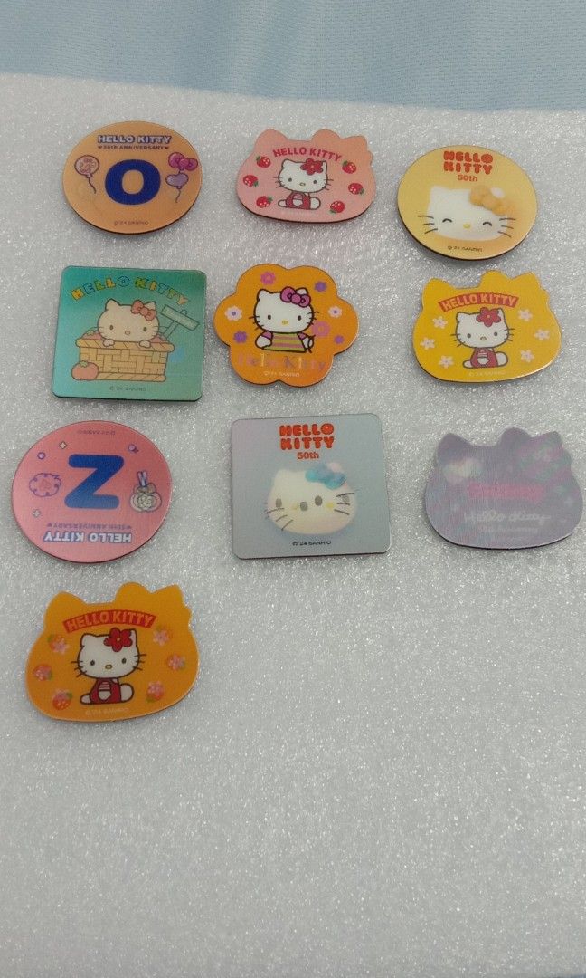 7-11凱蒂貓磁鐵10入組/包 Hello Kitty磁鐵, 哩哩扣扣, 其他在旋轉拍賣