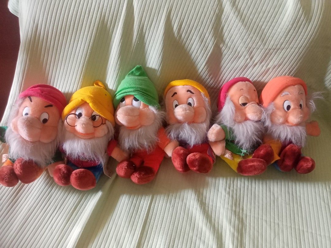 7 dwarfs stuffed. Toys, Hobbies & Toys, Toys & Games on Carousell