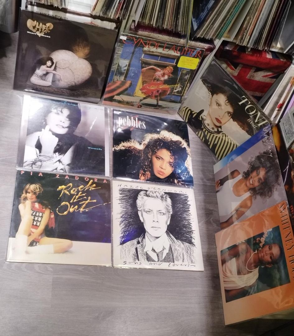 現貨80年代歐美女歌手 CHER Cyndi Lauper Laura Branigan Hazel O' Connor Pebbles ...
