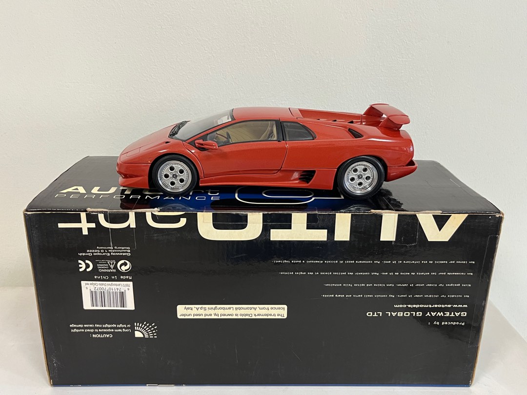 AUTOart Diablo VT red-orange 1/18, Hobbies & Toys, Toys & Games on ...