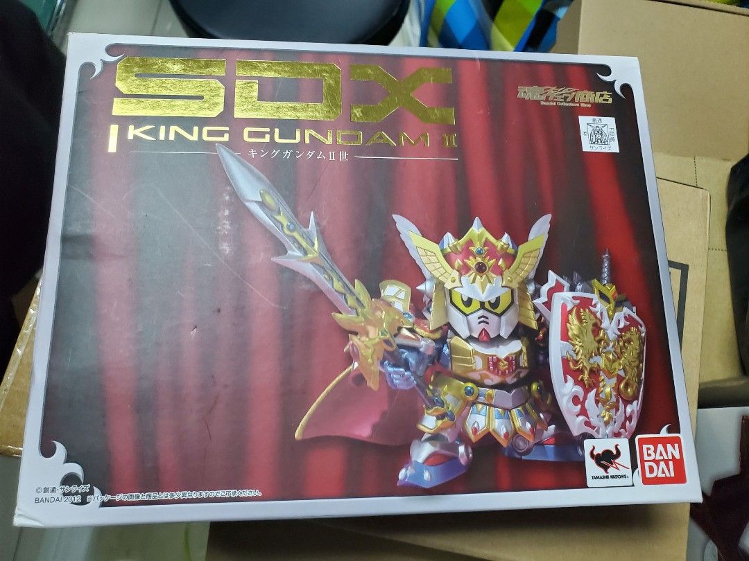 中古已開封 魂商店限定 BANDAI SD高達 SD GUNDAM SDX KING GUNDAM II 皇騎士II世高達, 興趣及遊戲, 玩具 & 遊戲類 - Carousell