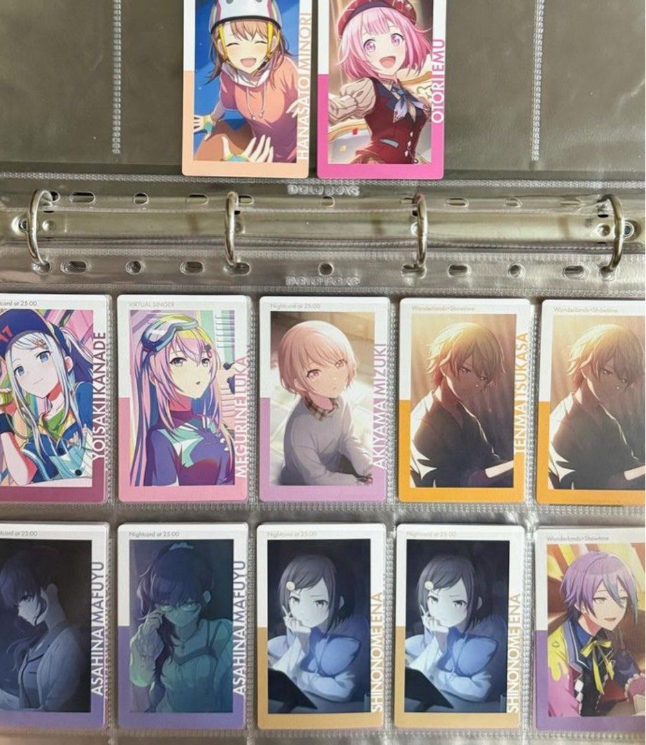 世界計劃 EP簽 普卡 mzk ena mfy knd luka tks rui mnr emu len PJSK, 興趣及遊戲, 收藏品及 ...