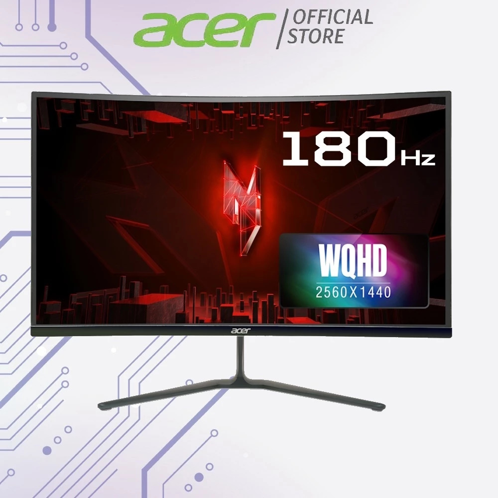 Acer Nitro ED270U S3 27-inch WQHD Curved Gaming Monitor with 180Hz ...