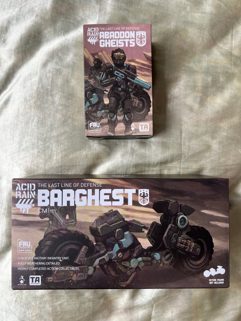 (不議不散）Acid Rain 酸雨戰爭 1/18 figure Barghest Cheists, 興趣及遊戲, 玩具 & 遊戲類 ...