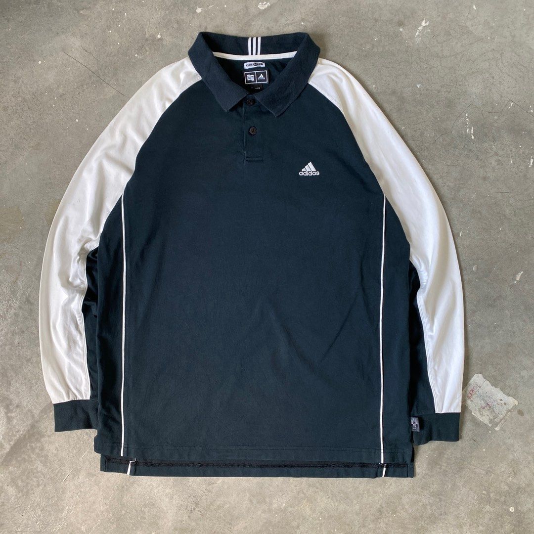 ADIDAS POLOS LONGSLEEVE, Men's Fashion, Activewear on Carousell