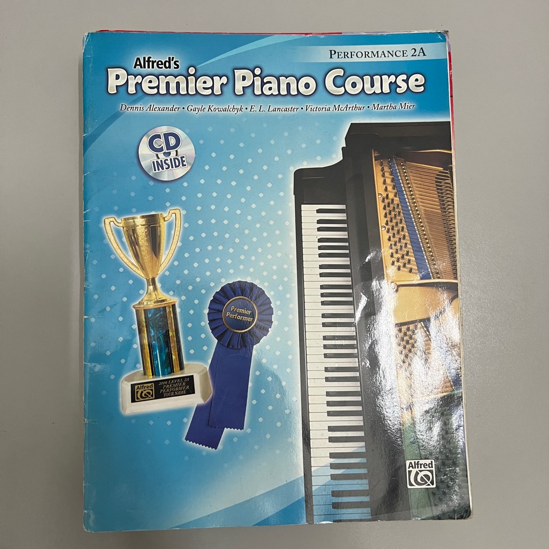 Alfred’s Premier Piano Course Level 2A, Hobbies & Toys, Books ...