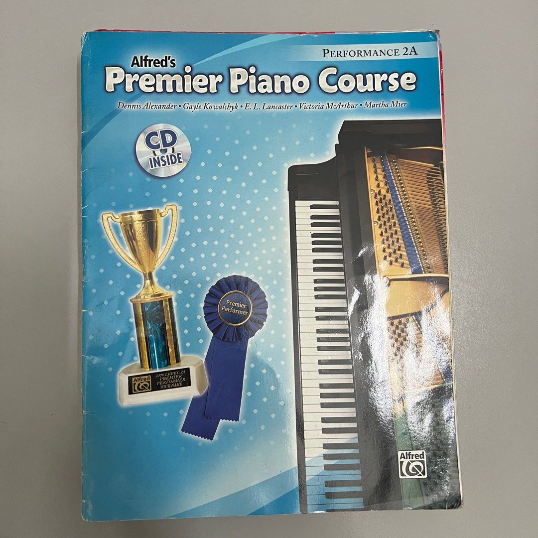 Alfred’s Premier Piano Course Level 2A, Hobbies & Toys, Books ...