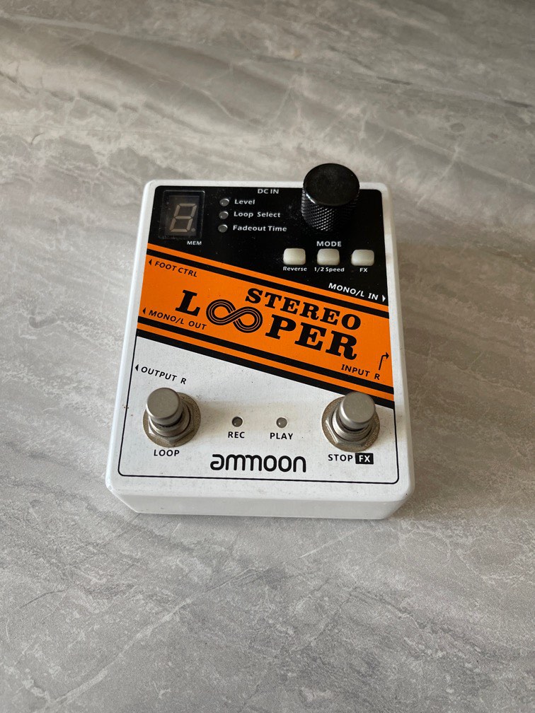 Ammoon Stereo Looper Pedal, Hobbies & Toys, Music & Media, Musical ...