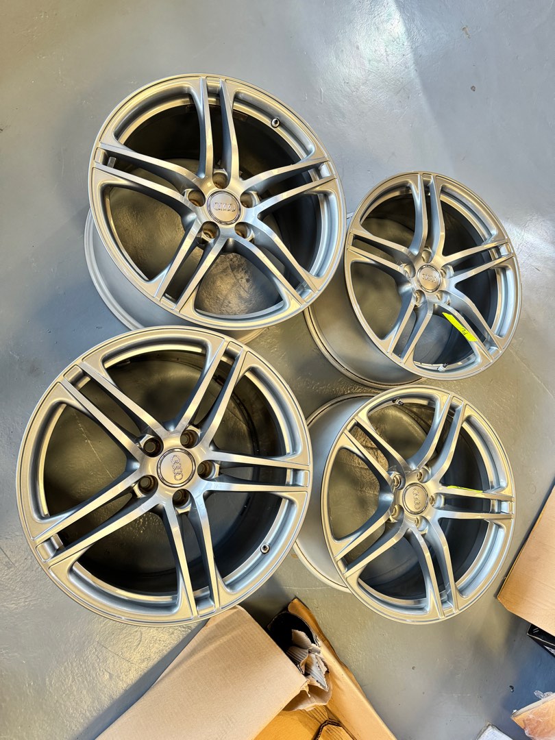 Audi r8 factory titanium wheels 19's mk1, Car Parts & Accessories, Mags ...