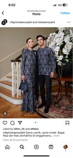 RizmanRuzaini Baju Kurung Modern Pleated Shell in Violet, Women's ...