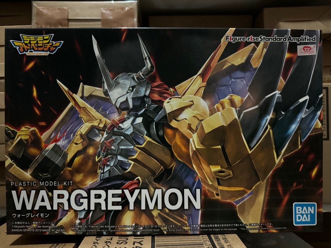 Bandai Figure-rise Standard Digimon War Greymon 數碼暴龍 戰鬥暴龍獸 模型, 興趣及遊戲 ...