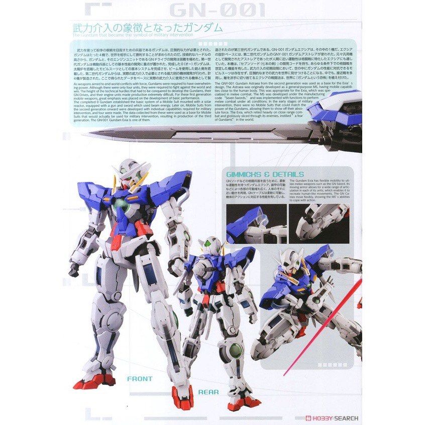 Bandai PG 1/60 Gundam Exia (Perfect Grade) (63057), Hobbies & Toys ...