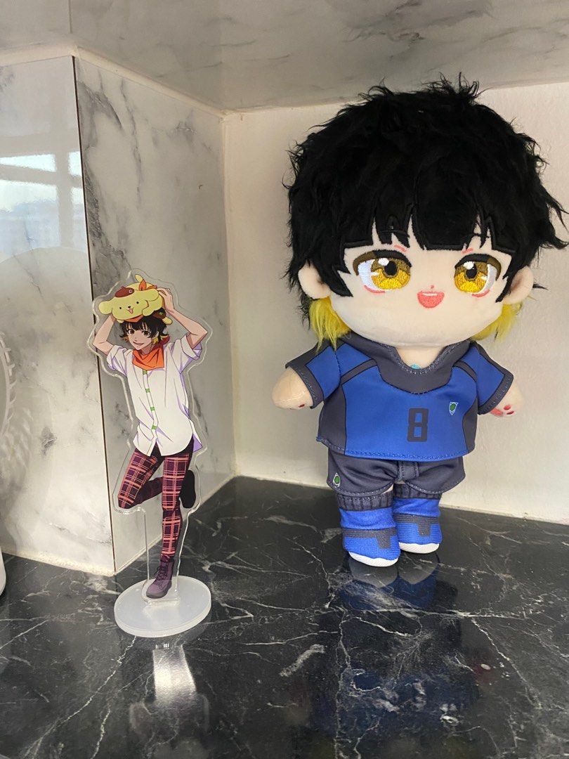 Blue Lock Merchandise Reo Nagi Bachira Standees Plushie Figurine ...