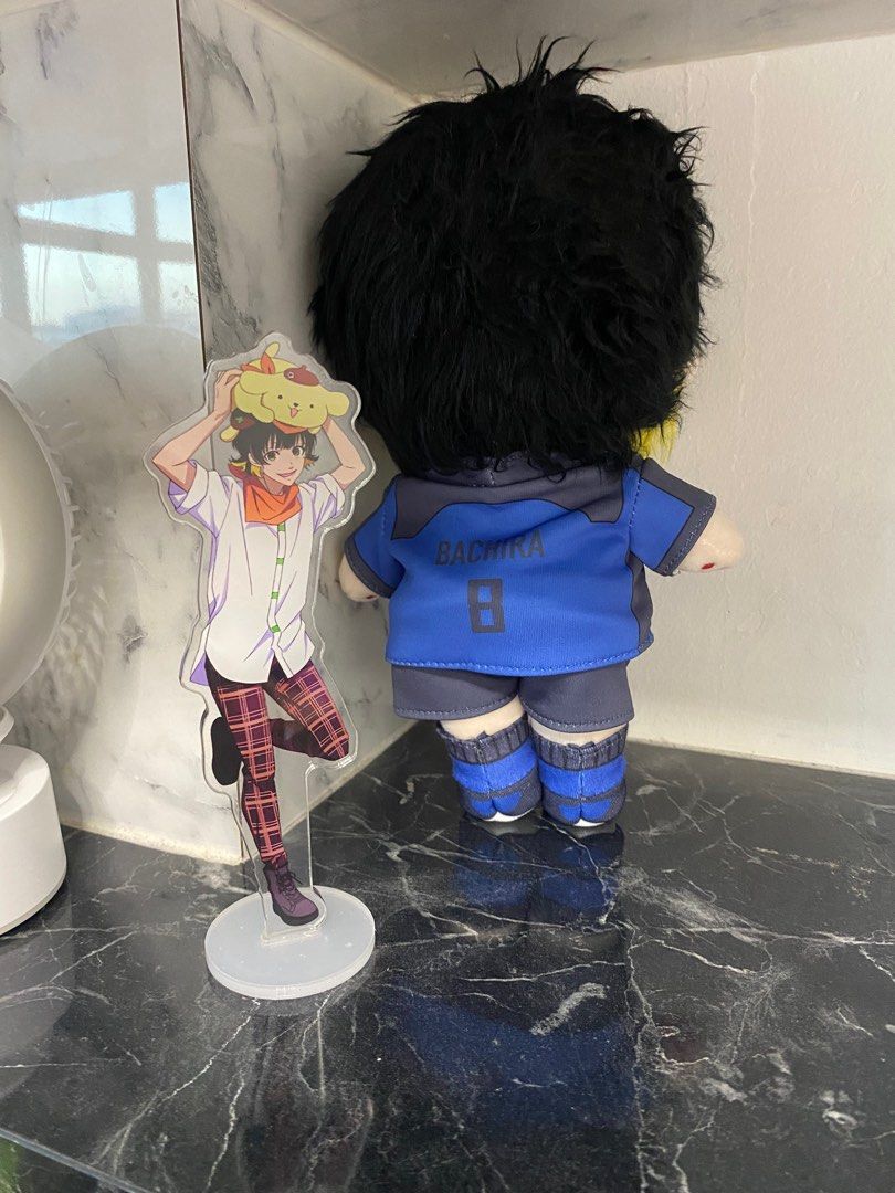 Blue Lock Merchandise Reo Nagi Bachira Standees Plushie Figurine ...