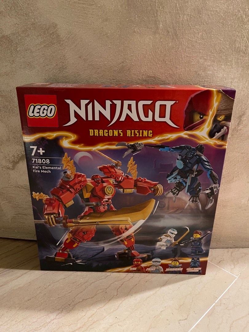 Brand New Lego Ninjago 71808 Kai’s Elemental Fire Mech, Hobbies & Toys ...