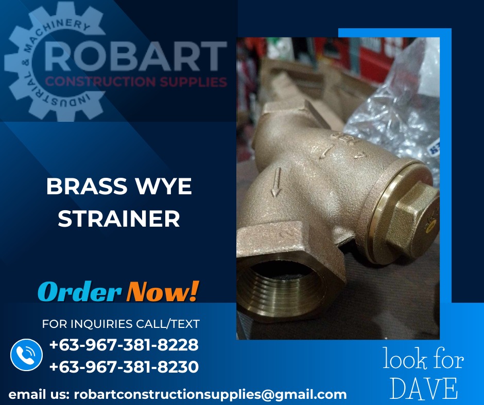 BRASS WYE STRAINER, Commercial & Industrial, Construction Tools ...