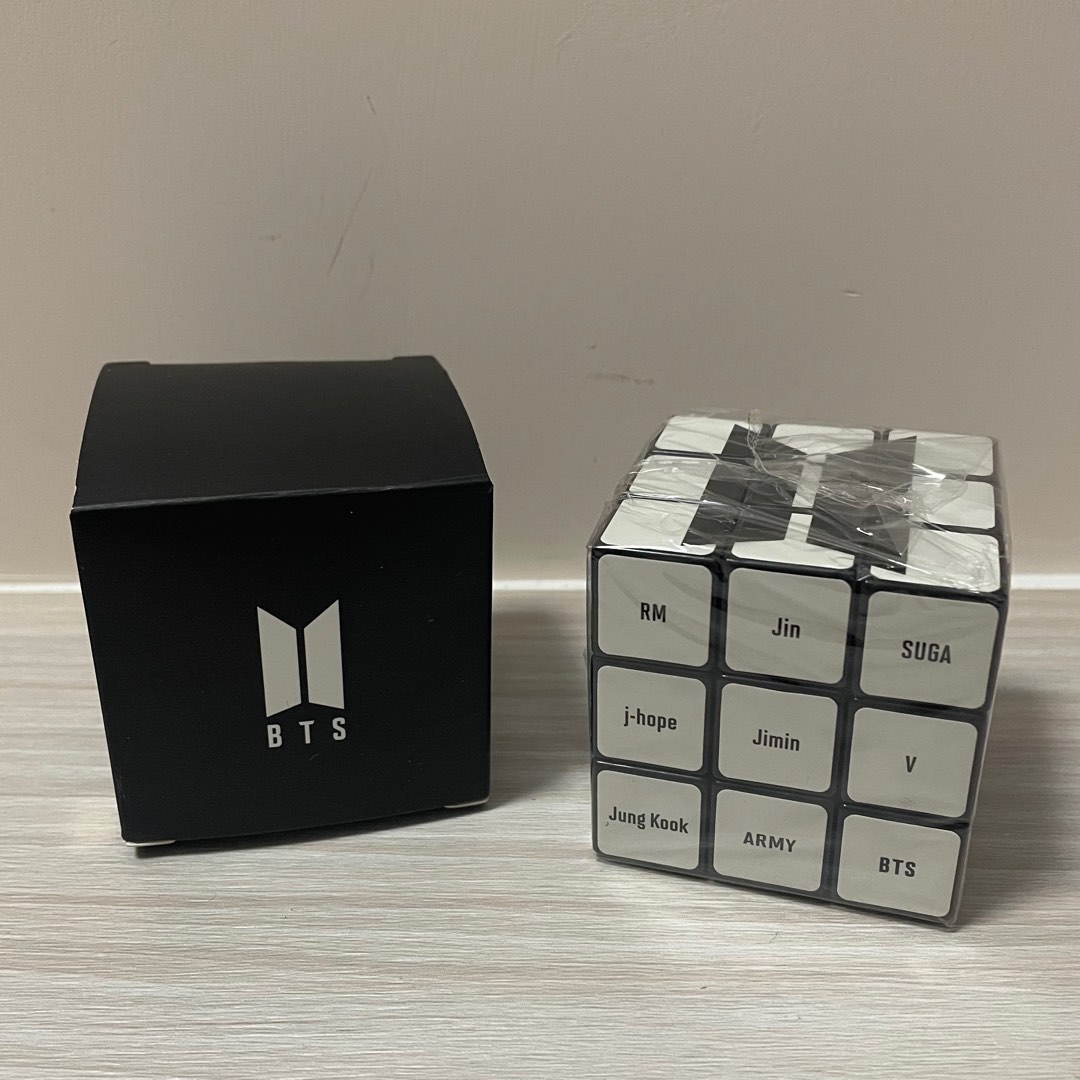 BTS Cube 防彈少年團 扭計骰 魔方, 興趣及遊戲, 收藏品及紀念品, 韓流 - Carousell