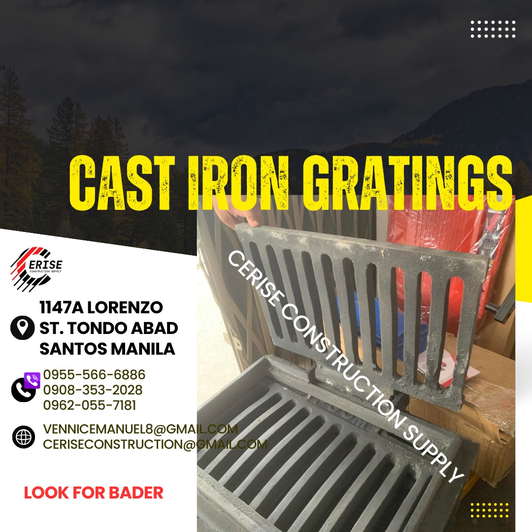 CAST IRON GRATINGS FOR SALE, Commercial & Industrial, Construction ...