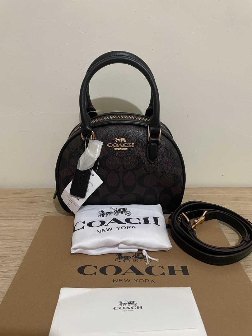 Coach two way small authentic, Luxury, Bags & Wallets on Carousell
