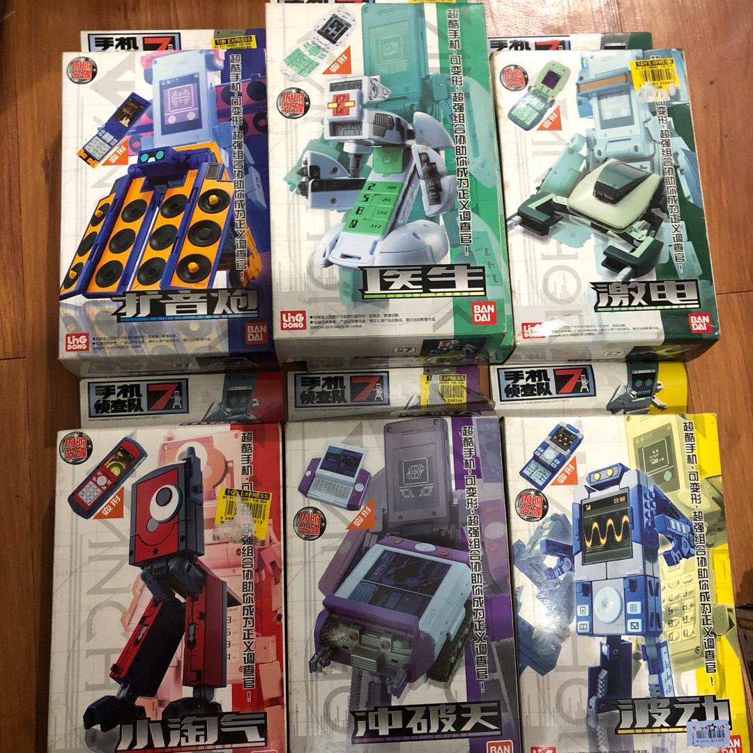 Complete bandai phone robots transformers, Hobbies & Toys, Toys & Games ...