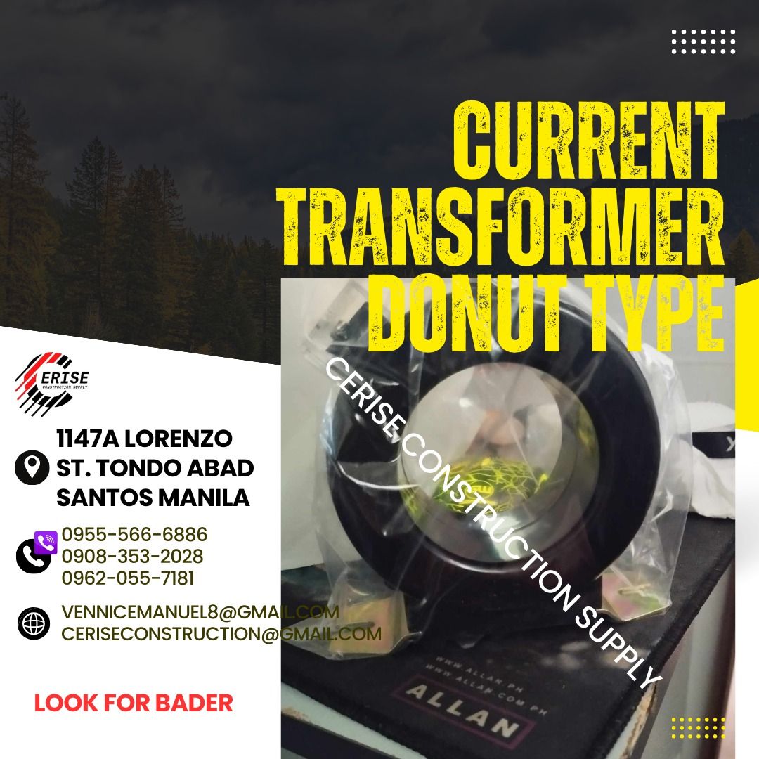 CURRENT TRANSFORMER DONUT TYPE, Commercial & Industrial, Industrial ...