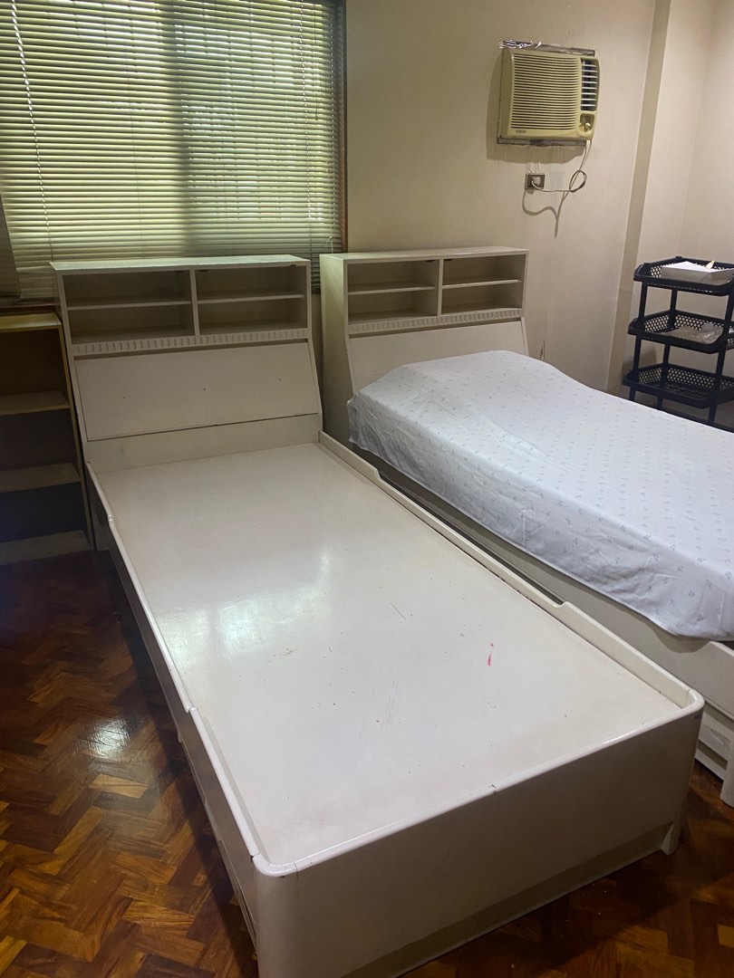 Customized Bed frame with headboard storage, Furniture & Home Living ...