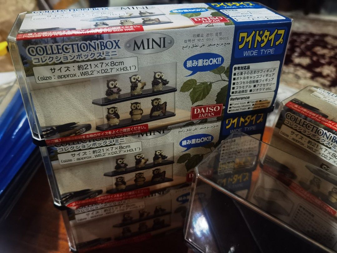 Daiso collection box, Furniture & Home Living, Home Improvement ...