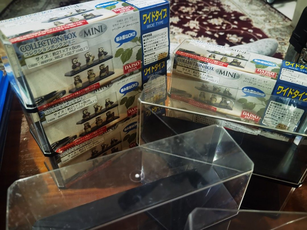 Daiso collection box, Furniture & Home Living, Home Improvement ...