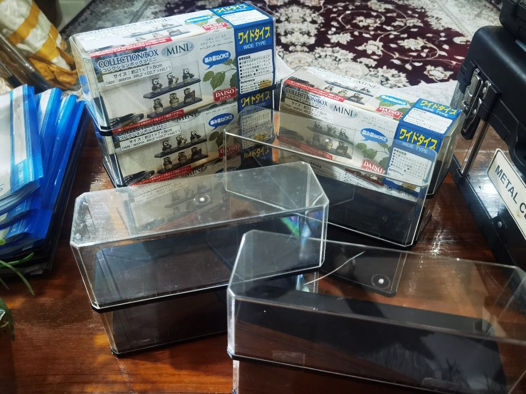 Daiso collection box, Furniture & Home Living, Home Improvement ...