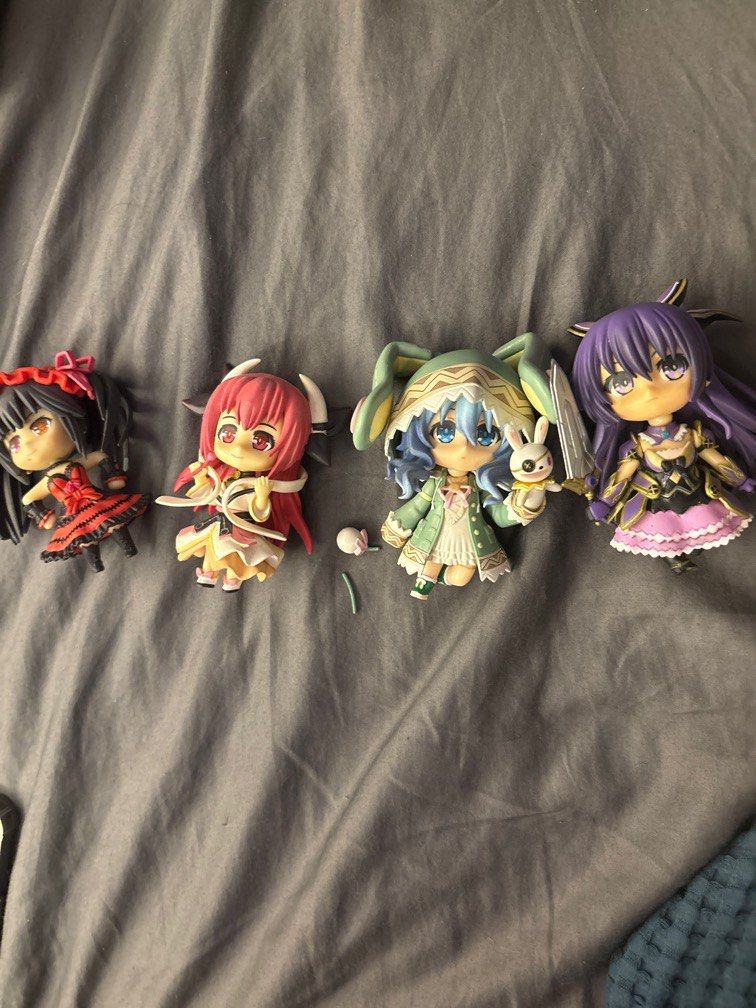 All four Date A Live Chibi Figures, Hobbies & Toys, Toys & Games on ...