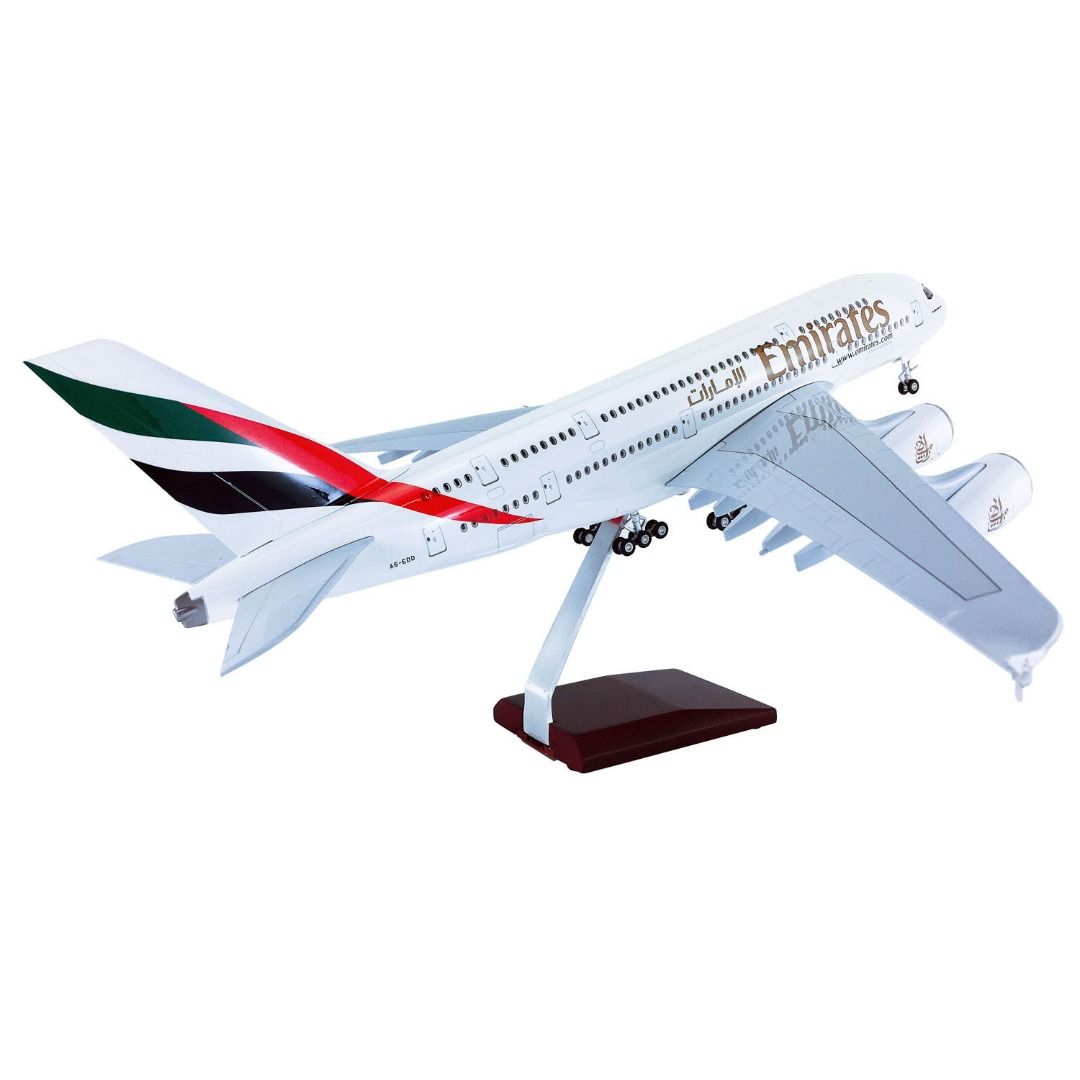 Emirates Airlines (UAE, EK) AirBus A380 Airplane Model (1:160) [Model ...