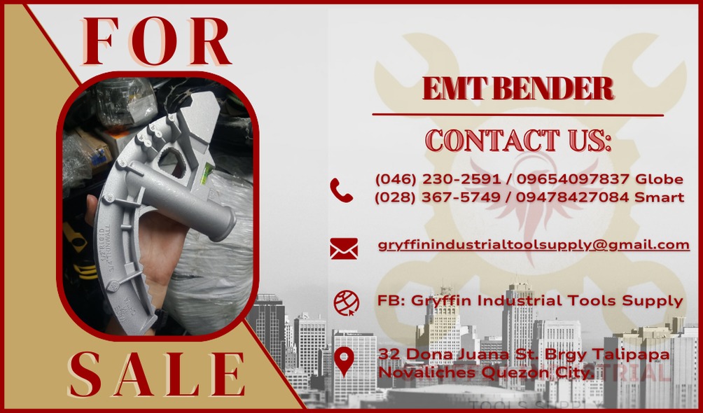 EMT BENDER, Commercial & Industrial, Industrial Equipment on Carousell