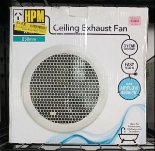 Hanabishi ceiling 8” exhaust fan, Furniture & Home Living, Bathroom ...