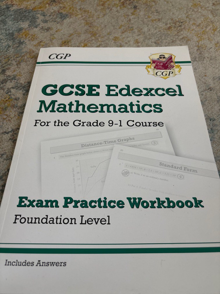 GCSE Edexcel Mathematics Exam Practice Workbook for Foundation Level ...