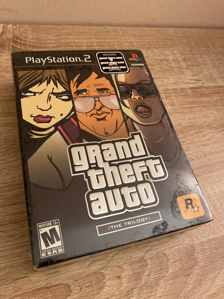 Grand Theft Auto Trilogy PS2 new n sealed, Video Game, Game di Carousell