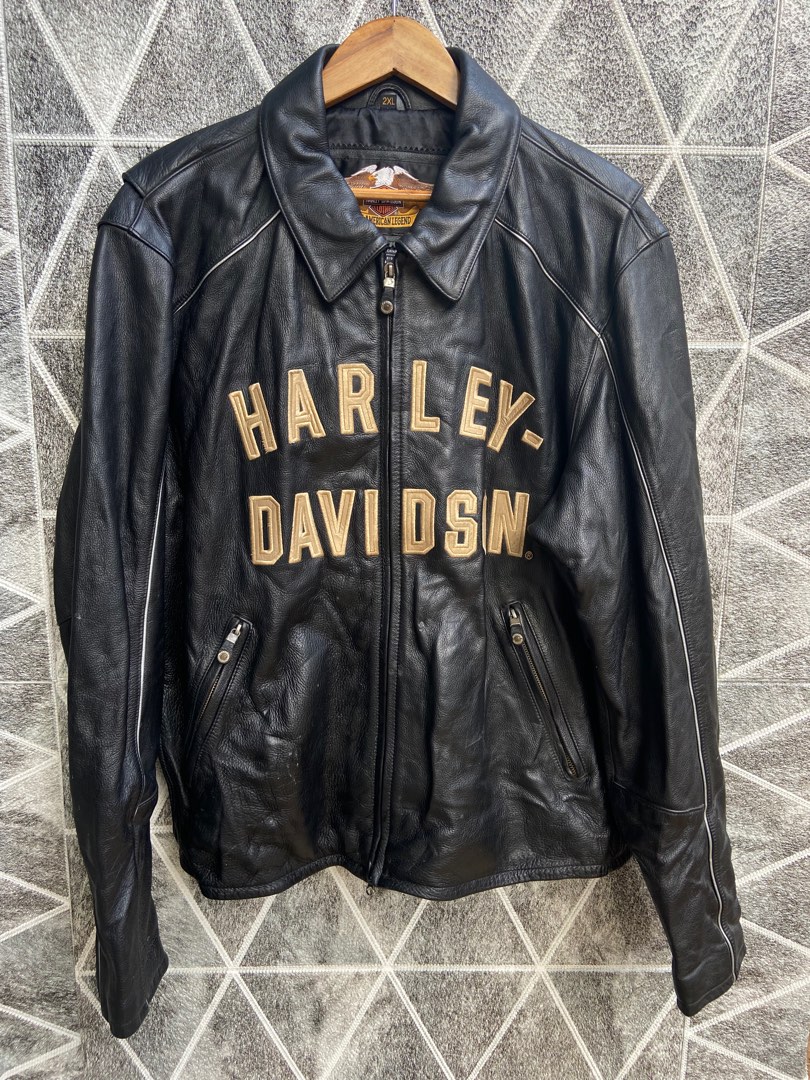Harley Davidson Pure Leather Jacket, Men's Fashion, Coats, Jackets and ...
