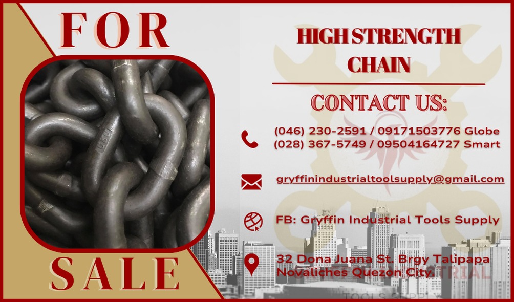 HIGH STRENGTH CHAIN, Commercial & Industrial, Industrial Equipment on ...