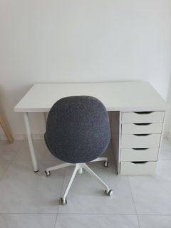 IKEA Study Table included small shelves on the top , Furniture & Home ...